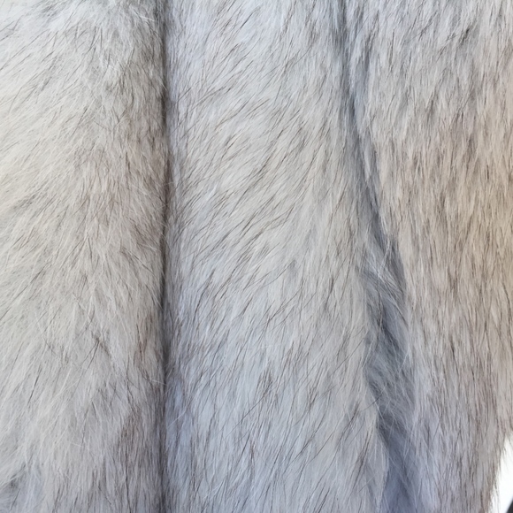Jindo | Jackets & Coats | Jindo Rabbit Blue Fox Fur Coat Size S | Poshmark